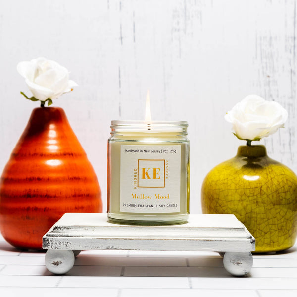Kindred Essence Mellow Mood Premium Fragrance Soy Candle - Handmade ...